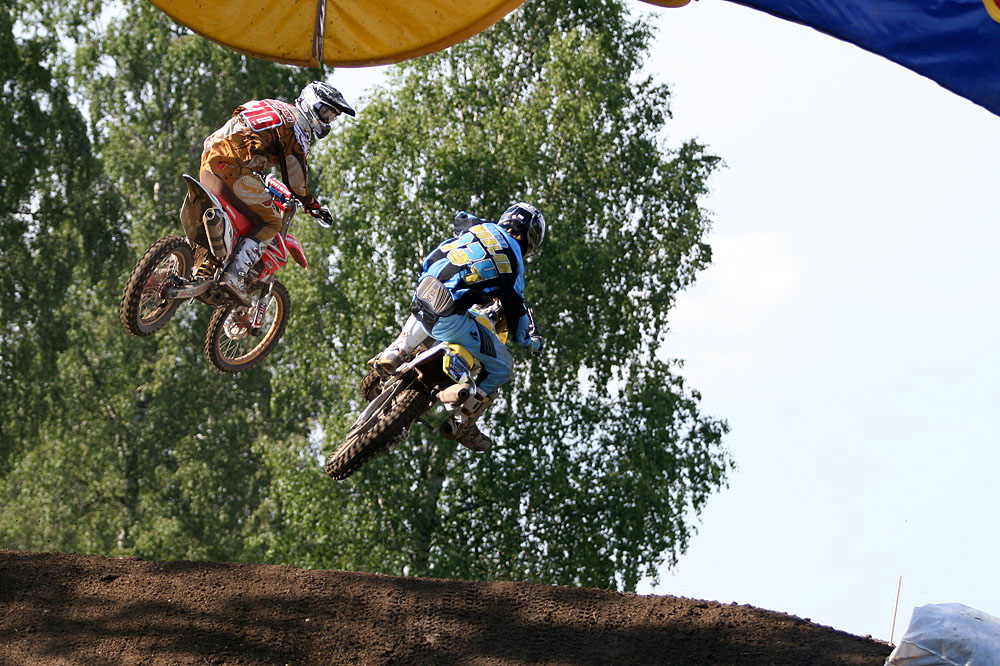 Marcus Norlen and Jonathan Dahlgren - Pit Bits: Uddevalla - Motocross ...