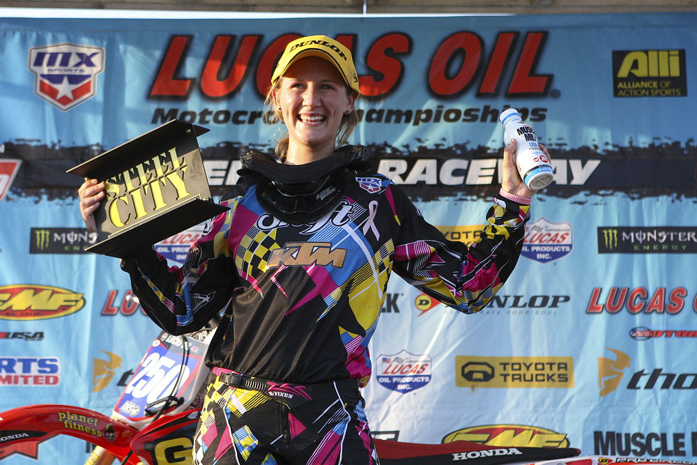 Sara Whitmore - Vital MX Pit Bits: Steel City - Motocross Pictures ...