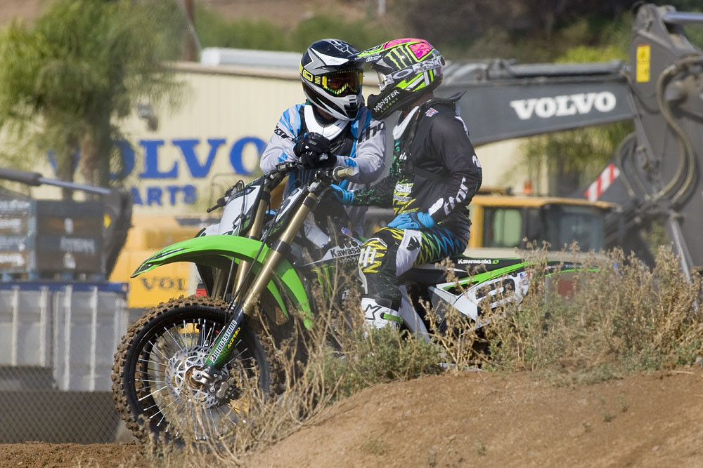 Chad Reed and Ryan Villopoto - First Look: Chad Reed on a Kawasaki ...