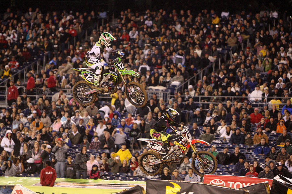 Jake Weimer and Trey Canard - Monster Energy Supercross: San Diego 2010 ...