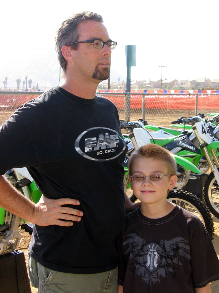Gabriel and I at Surfercross - GuyB - Motocross Pictures - Vital MX