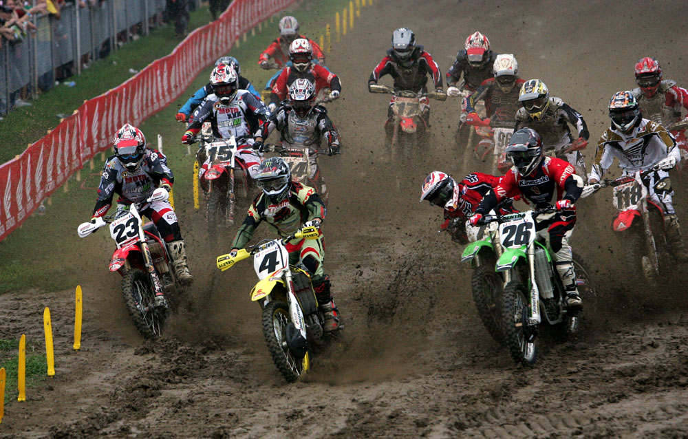 Moto two 450 start - Millville '06 Sunday - Motocross Pictures - Vital MX