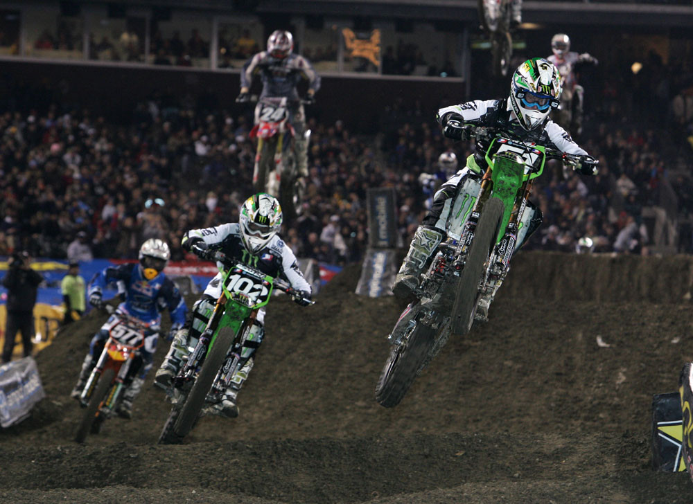 Ryan Villopoto, Chris Gosselaar, Martin Davalos, et al. - 2007 Amp'd ...