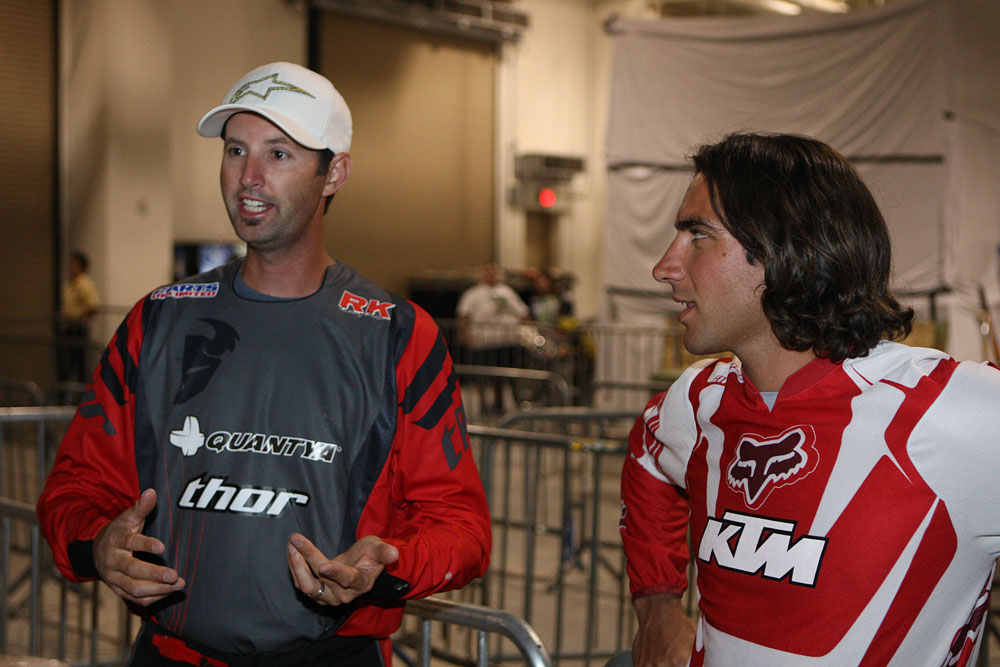 Damon Huffman and Sebastien Tortelli - MiniMoto SX 2010 - Motocross ...