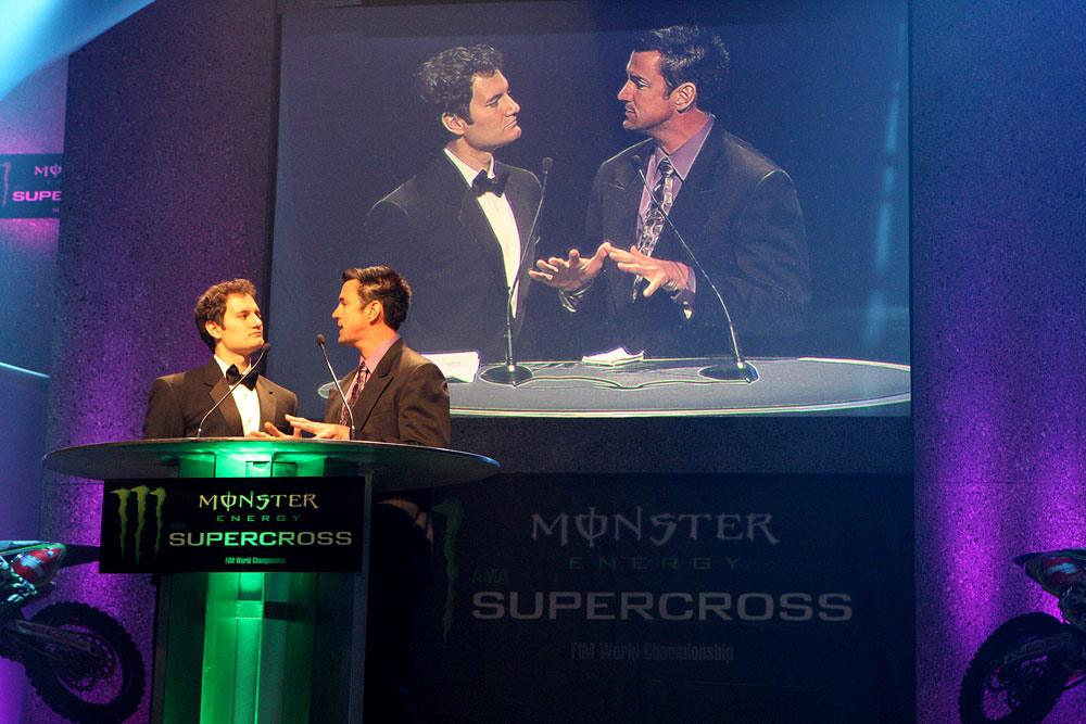 Jason Weigandt and Lurch - AMA Monster Energy Supercross Awards ...