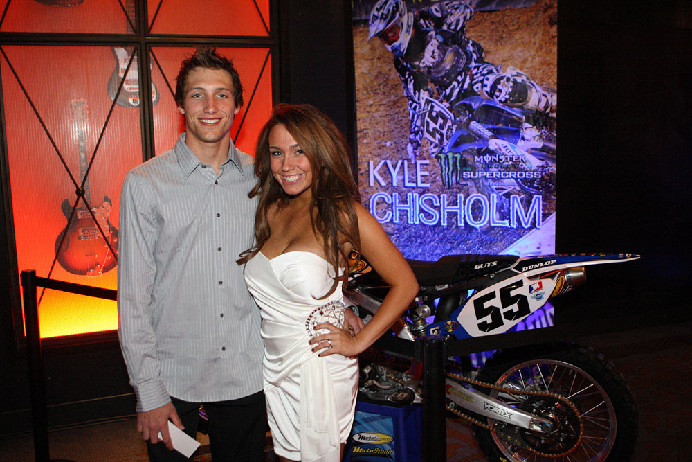 Kyle Chisholm and Britney - AMA Monster Energy Supercross Awards ...