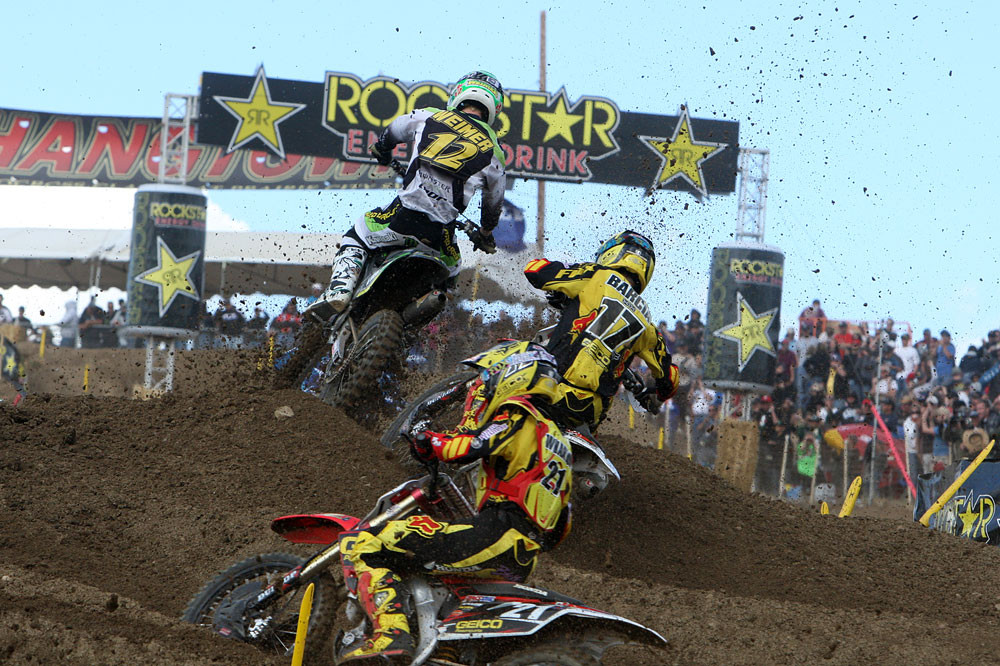 Jake Weimer, Justin Barcia, Blake Wharton - Lucas Oil AMA Pro Motocross ...