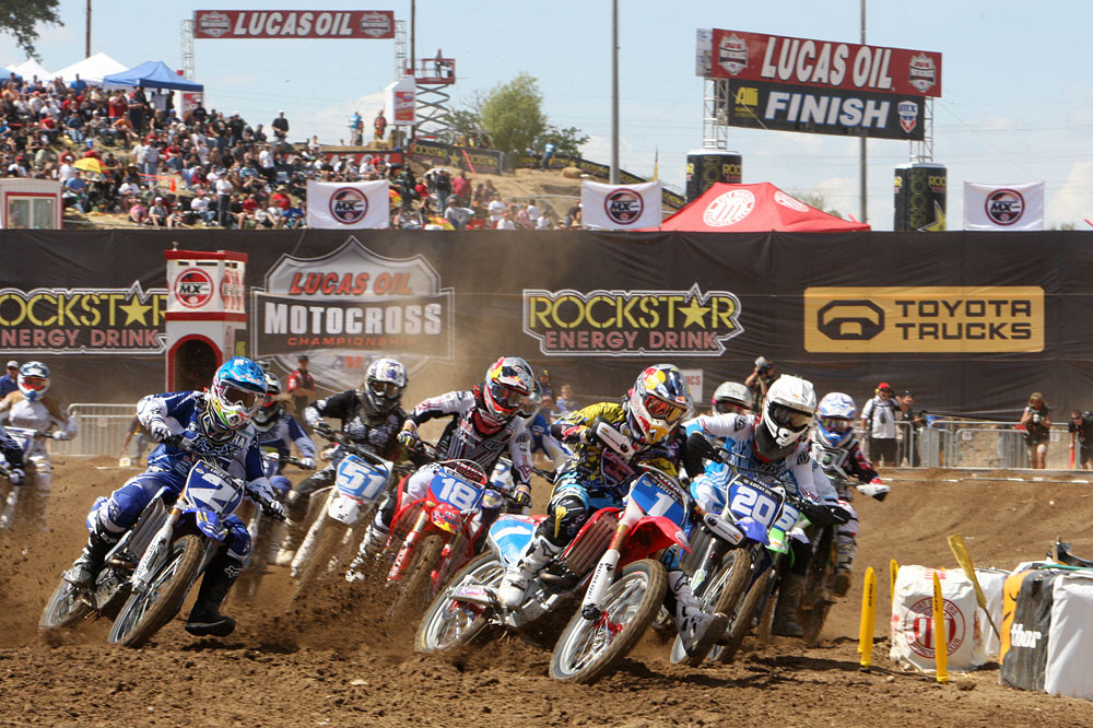Ashley Fiolek holeshot - Lucas Oil AMA Pro Motocross Championship ...