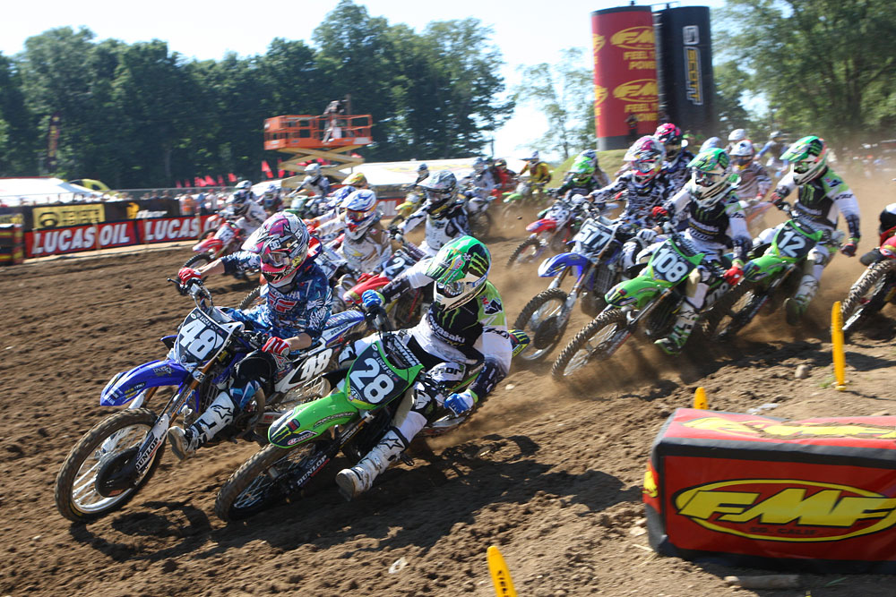Red Bud 250 moto two start - Photo Blast: Red Bud 2010 - Motocross ...