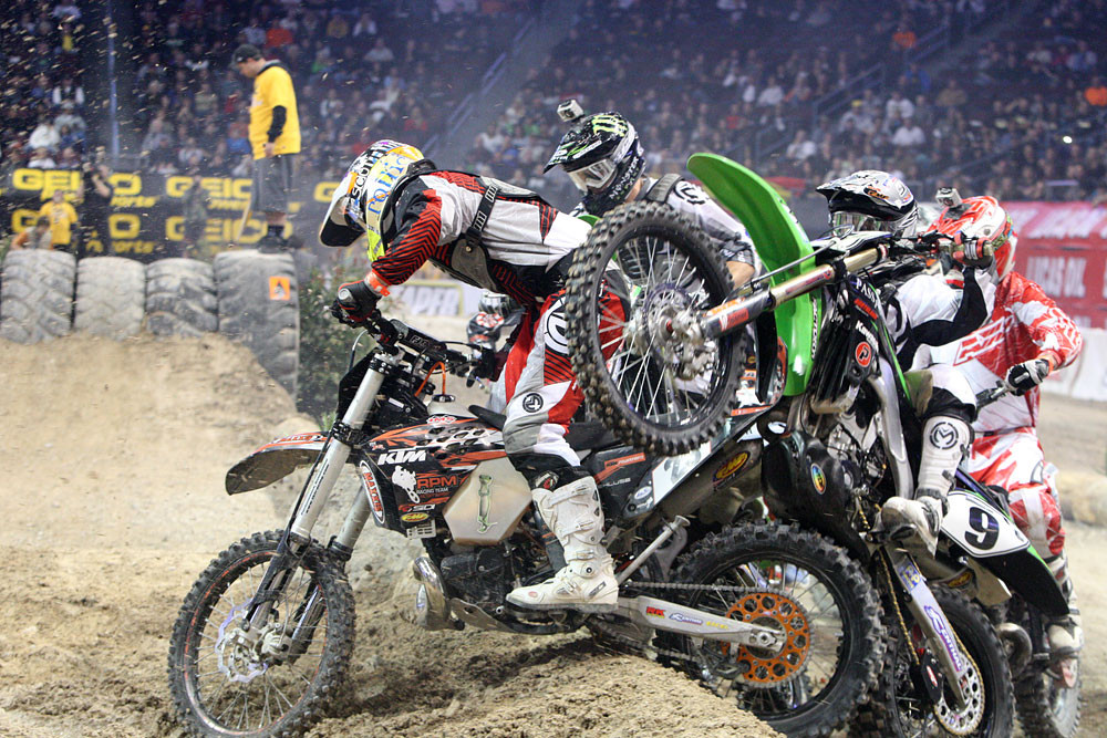 Kevin Rookstool and Jamie Lanza - 2010 Endurocross Finals - Motocross ...