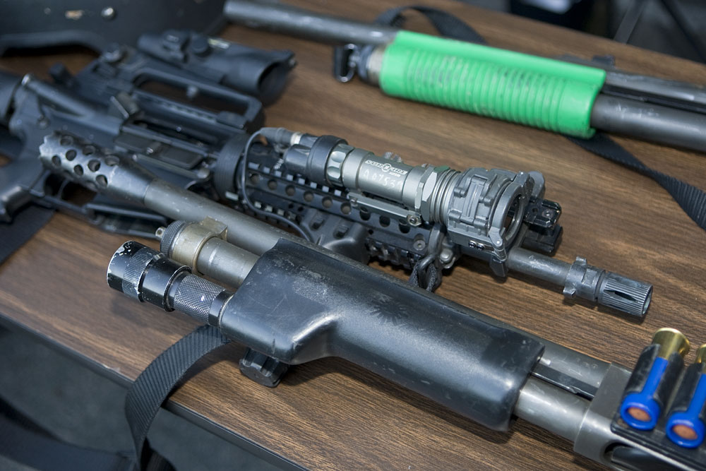 LAPD SWAT weapons - Visiting the LAPD's Police Academy - Motocross ...