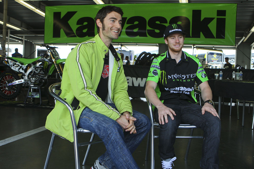 Eric Bostrom and Ryan Villopoto - Vital MX Pit Bits: Daytona 2011 ...
