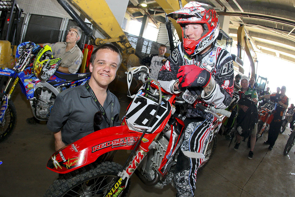 Travis Ellis and Kyle Partridge - Vital MX Pit Bits: Jacksonville 2011 ...