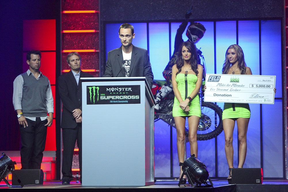 Jimmy Button - 2011 Monster Energy Supercross Award Banquet - Motocross ...