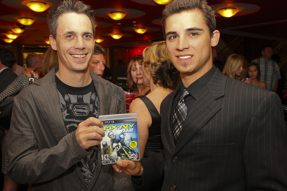 Elliott Olson and Jeff Alessi - 2011 Monster Energy Supercross Award ...