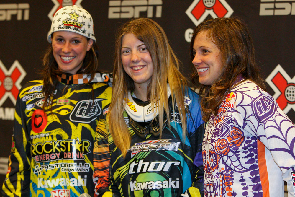 Women's podium - ESPN X Games 17 - Saturday - Motocross Pictures - Vital MX
