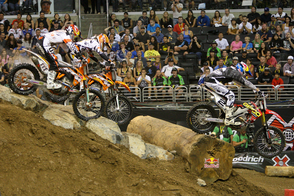 Geoff Aaron, Taddy Blazusiak, and Mike Brown - ESPN X Games 17 - Sunday ...