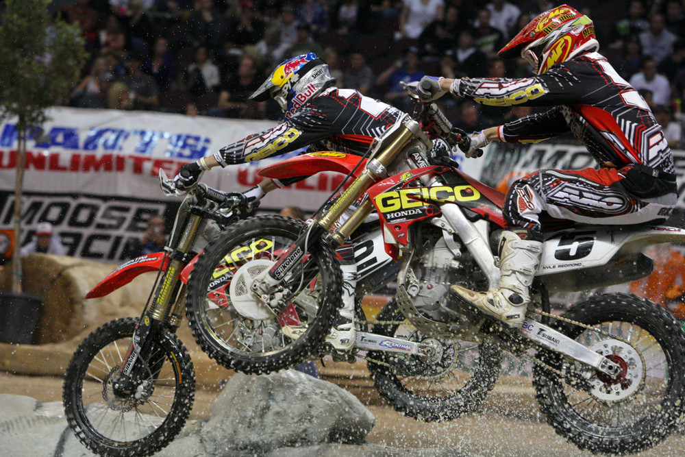 Geoff Aaron and Kyle Redmond - 2011 GEICO AMA EnduroCross Finals ...