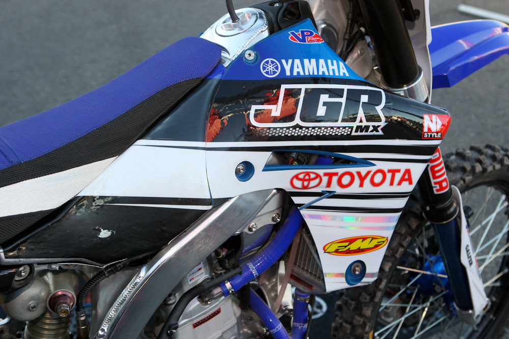 JGR / Toyota / Yamaha - Anaheim 1 Press Day - Motocross Pictures - Vital MX