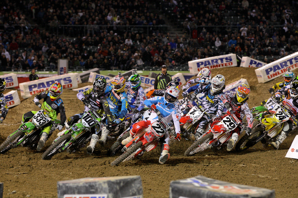 Supercross main event start - Photo Blast: Oakland 2012 - Motocross ...