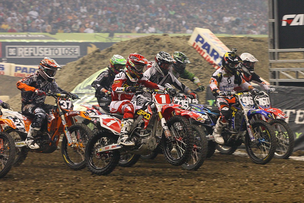 Supercross Lites heat race one start, Justin Barcia - Photo Blast: New ...