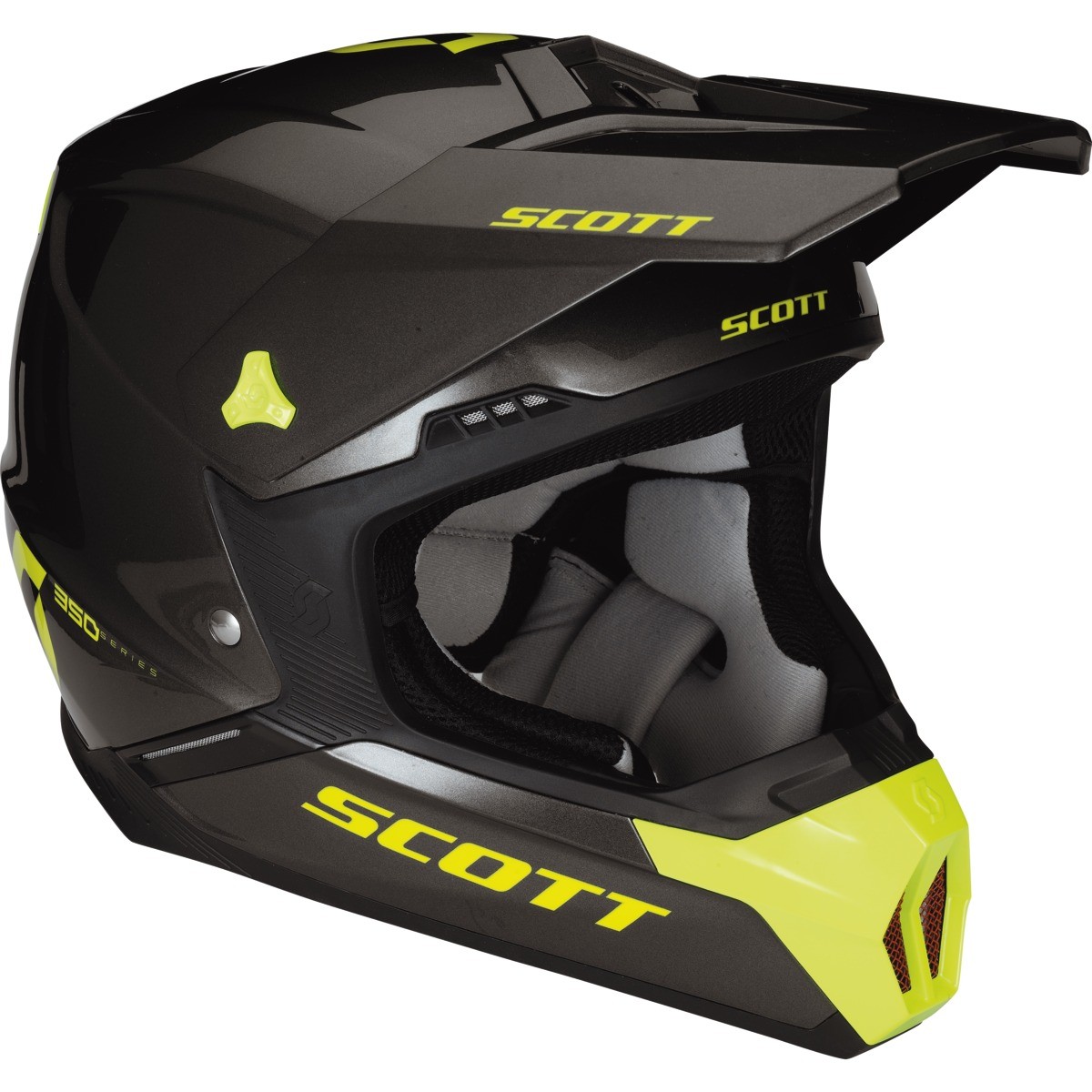 Scott 350 Gunmetal Helmet - 2013 Scott Sports Gear - Motocross Pictures ...