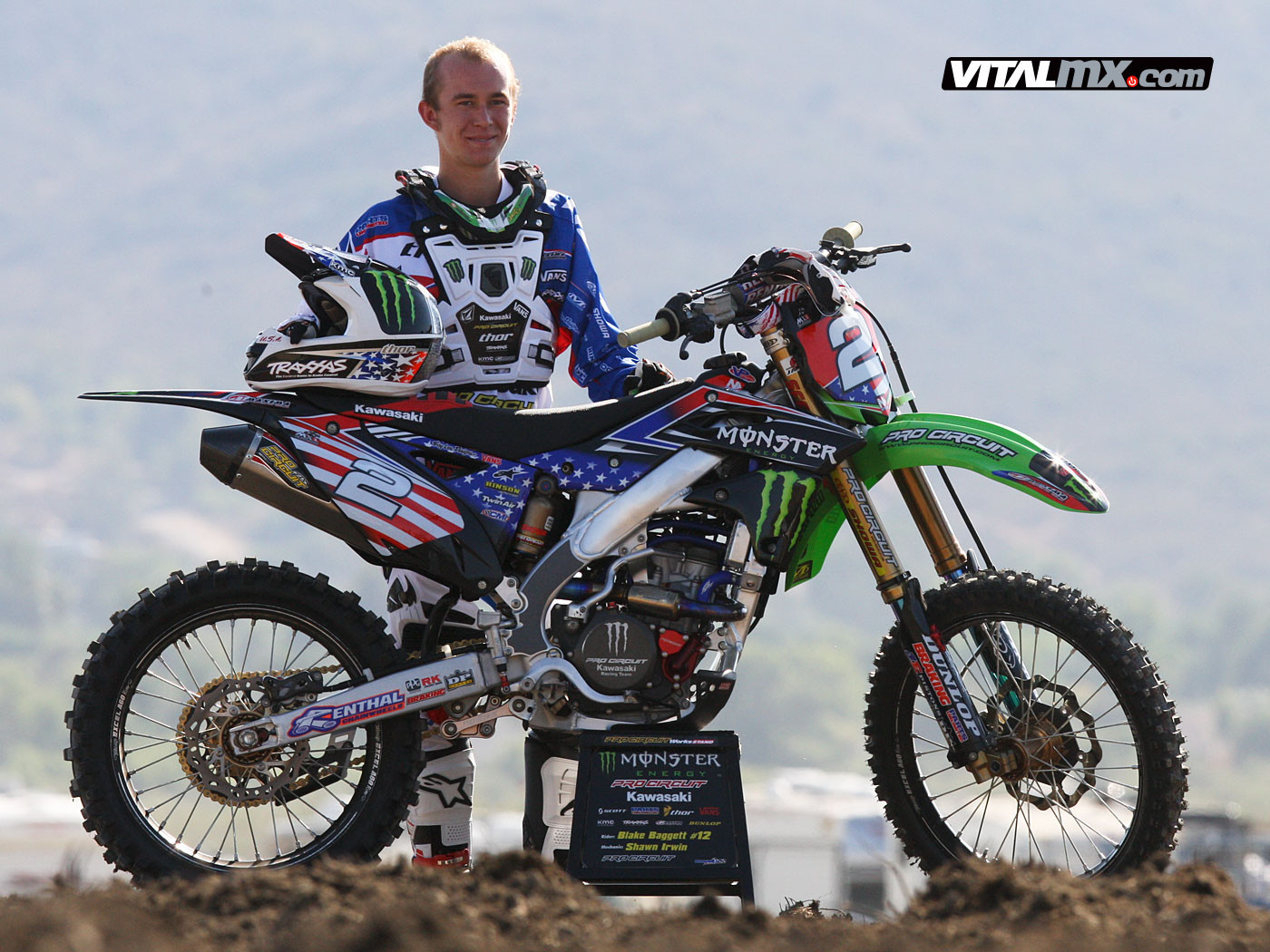 Blake Baggett - Team USA 2012 Wallpapers - Motocross Pictures - Vital MX