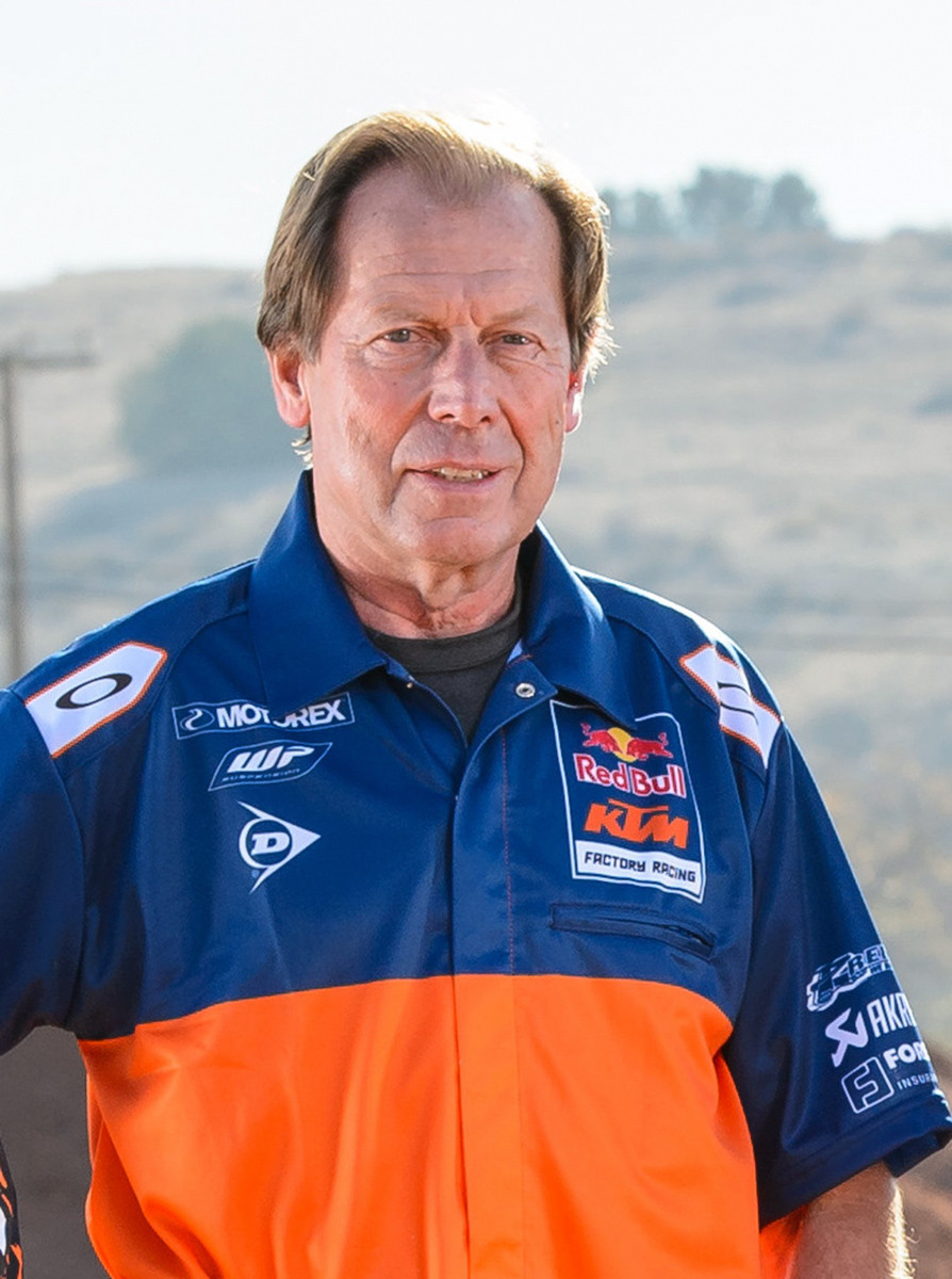 Roger DeCoster, Team Manager - 2013 Red Bull/KTM Team Shoot - Motocross ...