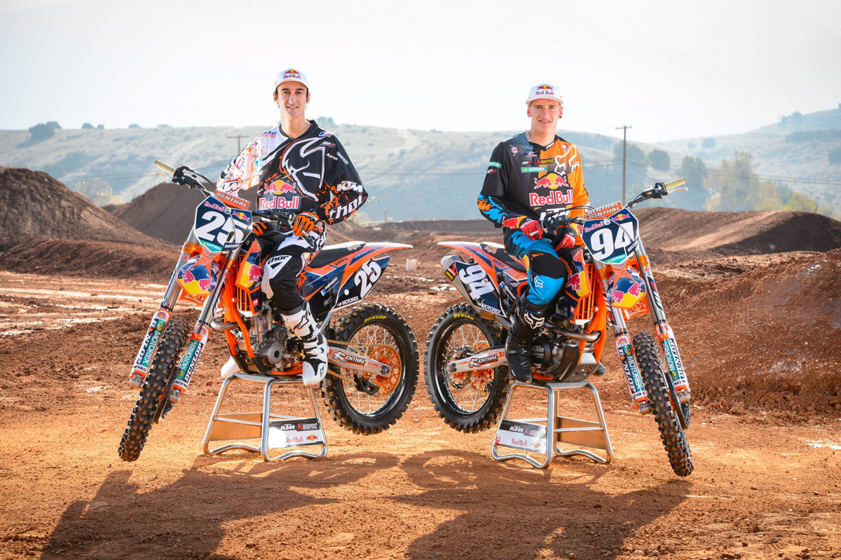 Marvin Musquin and Ken Roczen - 2013 Red Bull/KTM Team Shoot ...