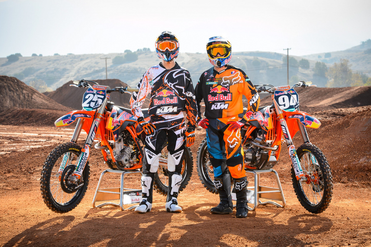 Marvin Musquin and Ken Roczen - 2013 Red Bull/KTM Team Shoot ...
