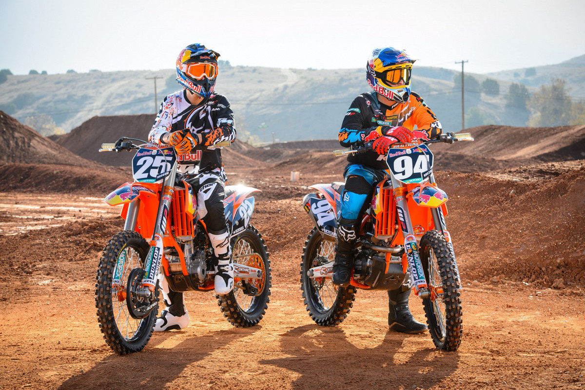Marvin Musquin and Ken Roczen - 2013 Red Bull/KTM Team Shoot ...
