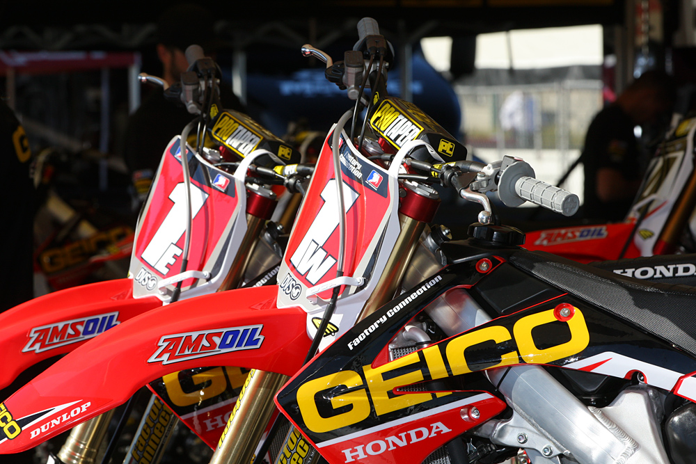 Champ bikes - Vital MX Pit Bits: Anaheim 1 - Motocross Pictures - Vital MX