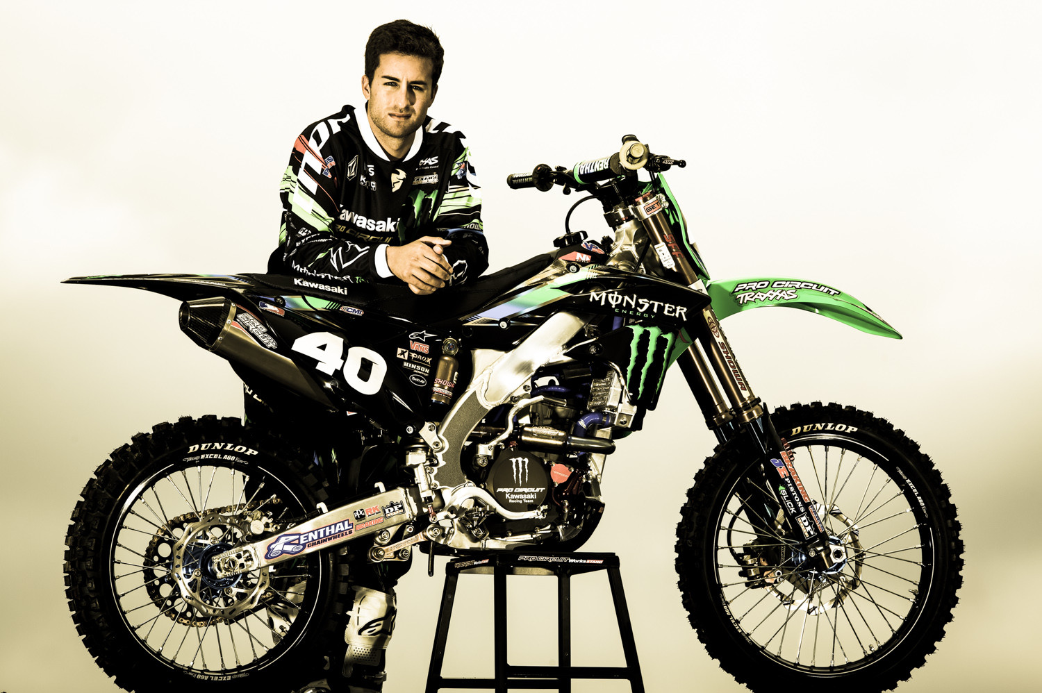 Martin Davalos - Monster Energy Pro Circuit Kawasaki - Motocross ...