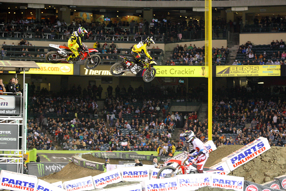 Davi Millsaps and Chad Reed - Photo Blast: Anaheim 2 - Motocross ...
