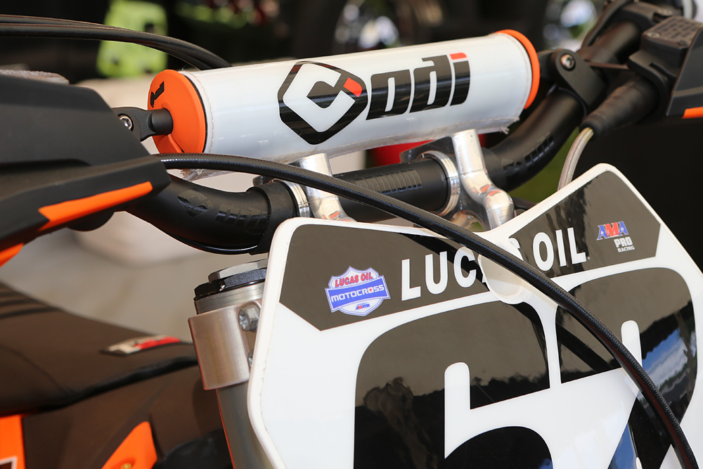 ODI bars - Vital MX Pit Bits: Millville - Motocross Pictures - Vital MX