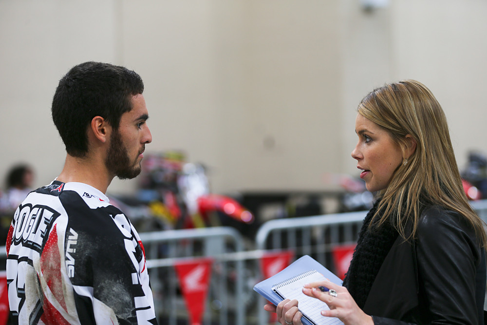 Justin Bogle and Jenny Taft - Vital MX Pit Bits: Indianapolis ...
