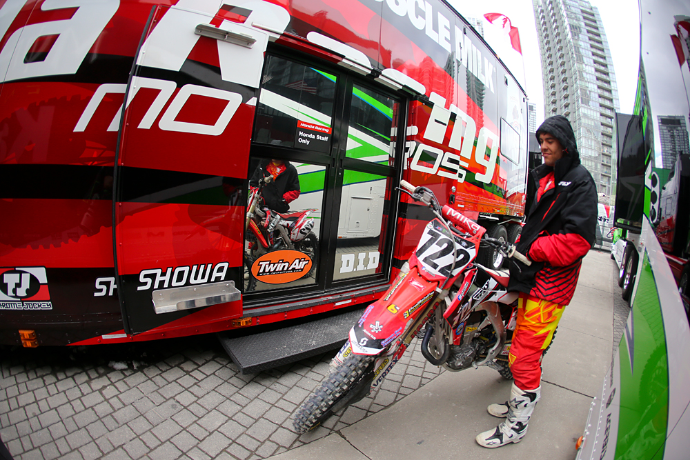 Adam Enticknap - Vital MX Pit Bits: Toronto - Motocross Pictures - Vital MX