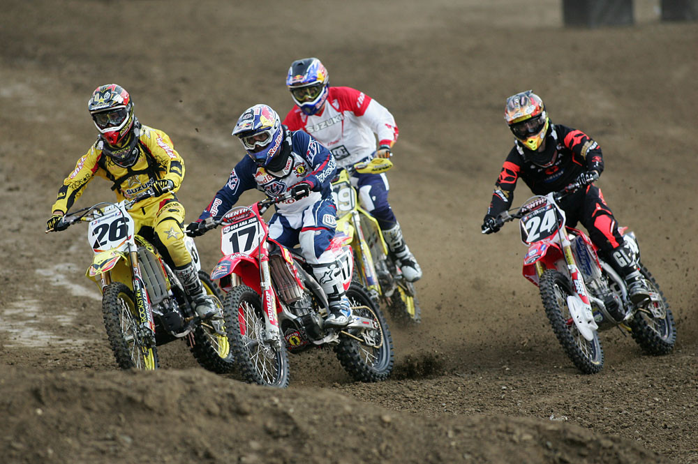 Michael Byrne, Eric Sorby, Travis Pastrana, Josh Grant - X Games 13 ...