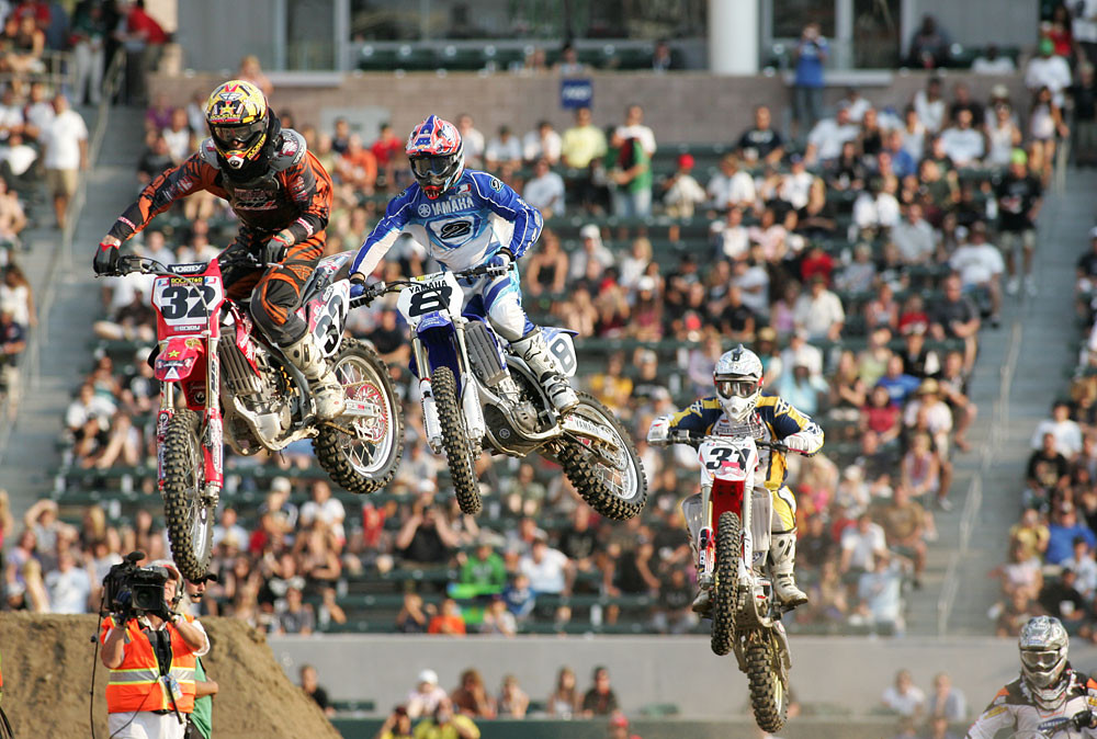 Ryan Clark, Grant Langston, Jason Thomas - X Games 13 Moto X Racing ...
