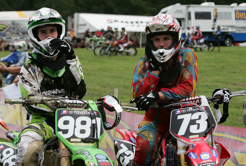 Austin Stroupe and Jake Weimer - Vital MX Pit Bits: Steel City 2007 ...