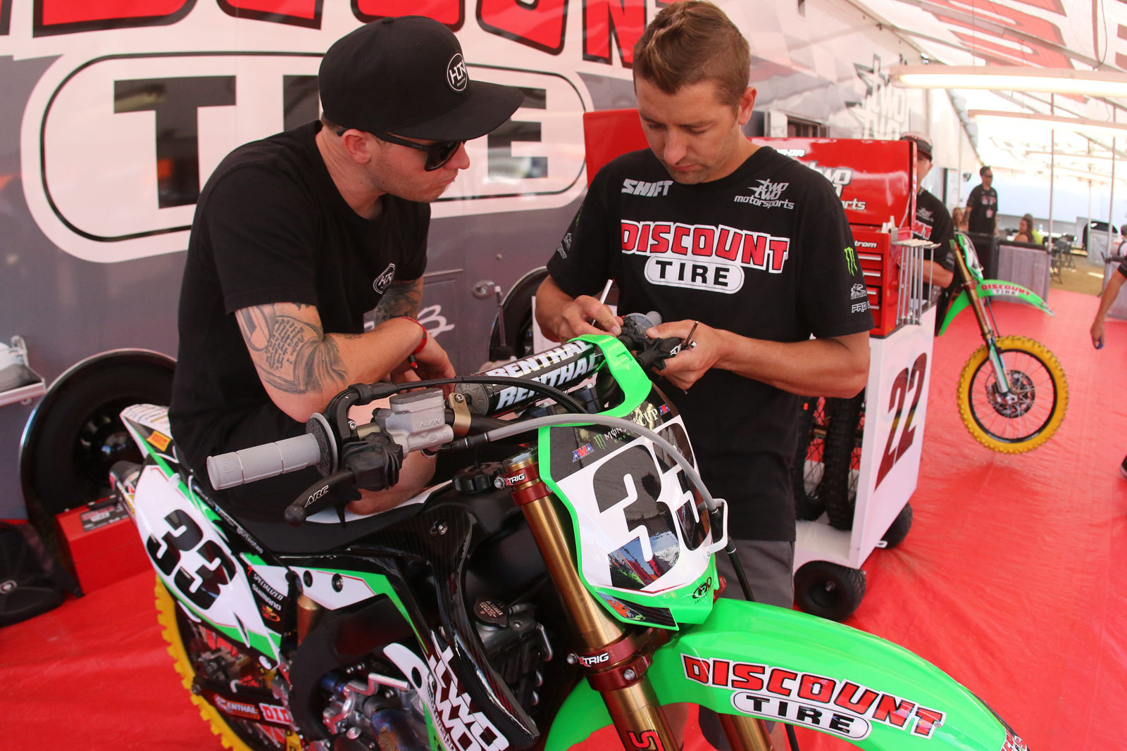 Josh Grant and Lars Lindstrom - Vital MX Pit Bits: Monster Energy Cup ...