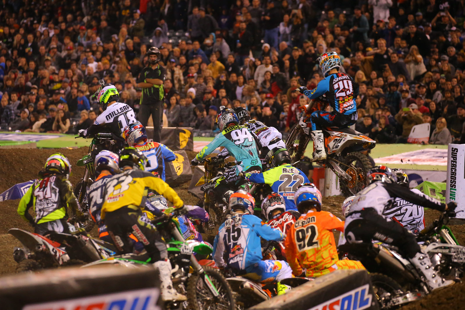 Pack racing - Photo Blast: Anaheim 2 - Motocross Pictures - Vital MX