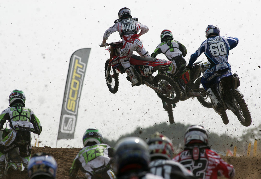 Ryan Villopoto, Trey Canard and Broc Hepler - 2007 AMA National ...