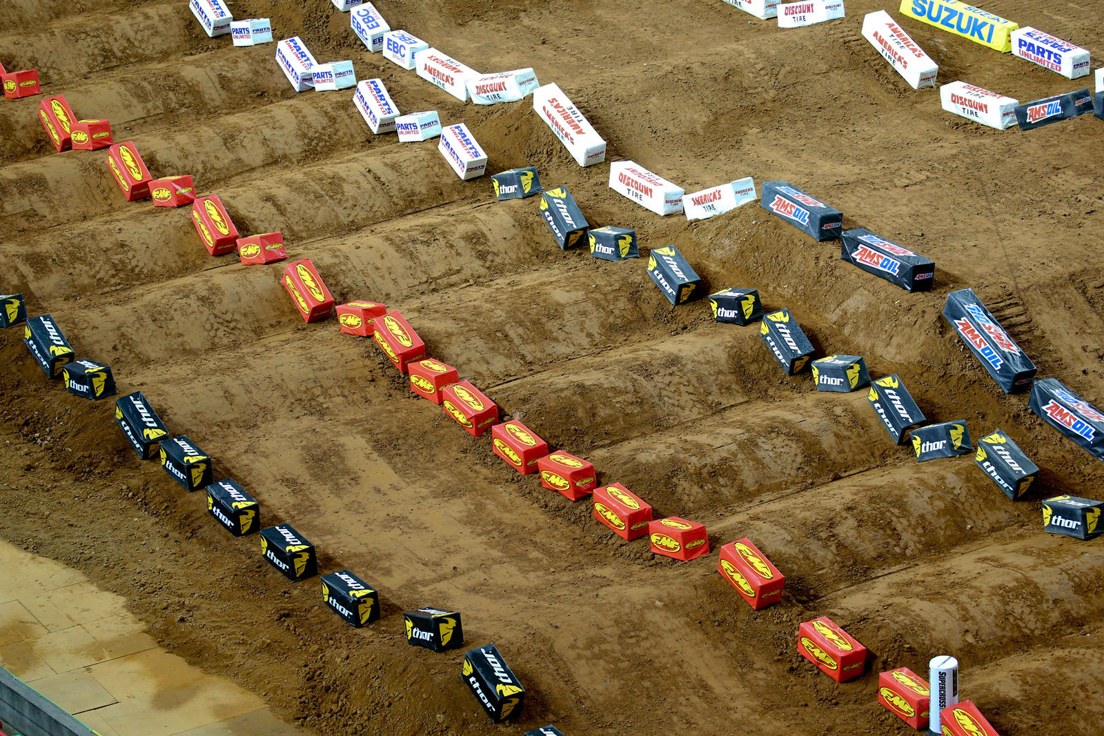 Split lane - Vital MX Pit Bits: Atlanta 1 - Motocross Pictures - Vital MX