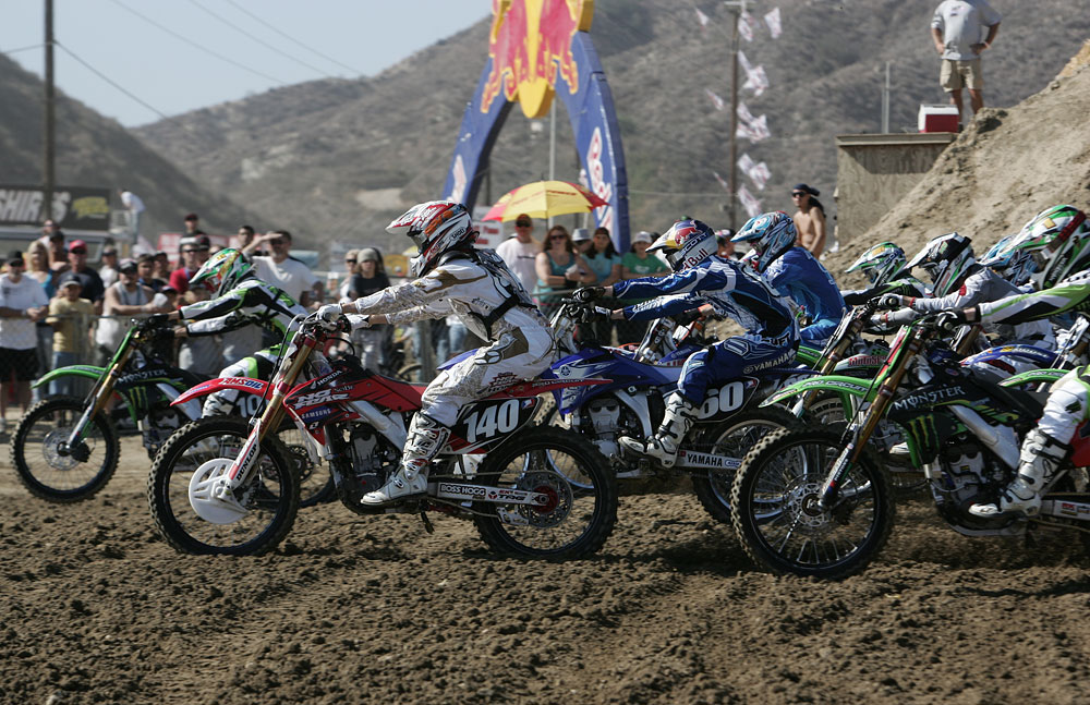 Lites moto 2 start - 2007 AMA National Motocross Series: Glen Helen ...