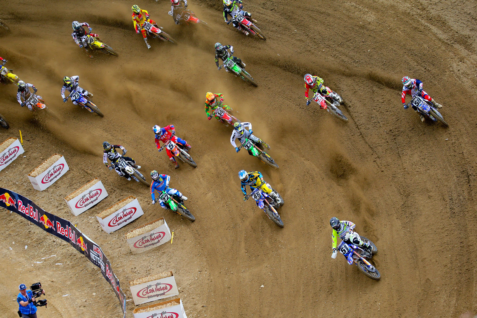 450 moto one first turn - Photo Blast: Glen Helen - Motocross Pictures ...