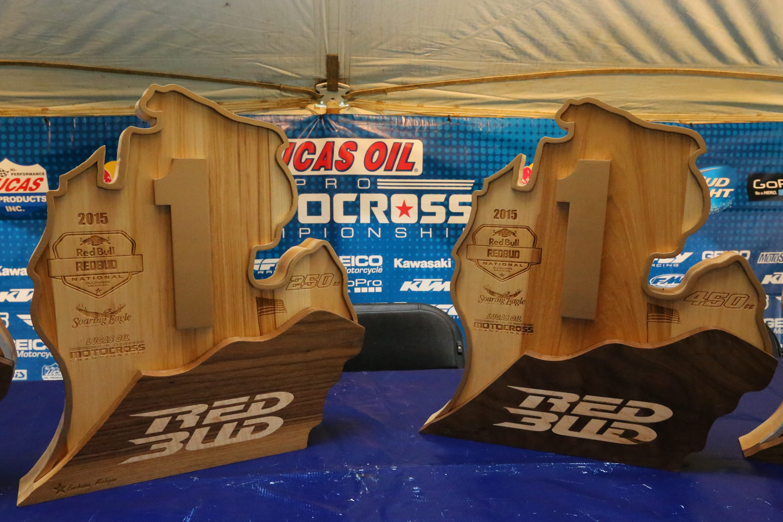 RedBud trophies - Vital MX Pit Bits: RedBud - Motocross Pictures - Vital MX