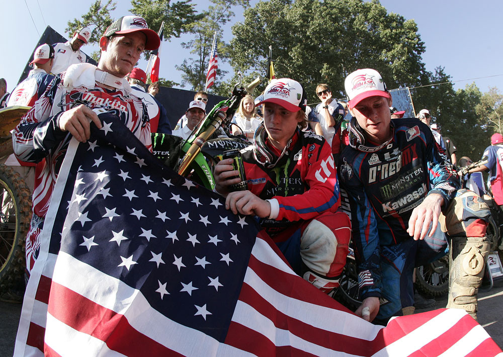 Ricky Carmichael, Ryan Villopoto, Timmy Ferry - 2007 Red Bull Motocross ...