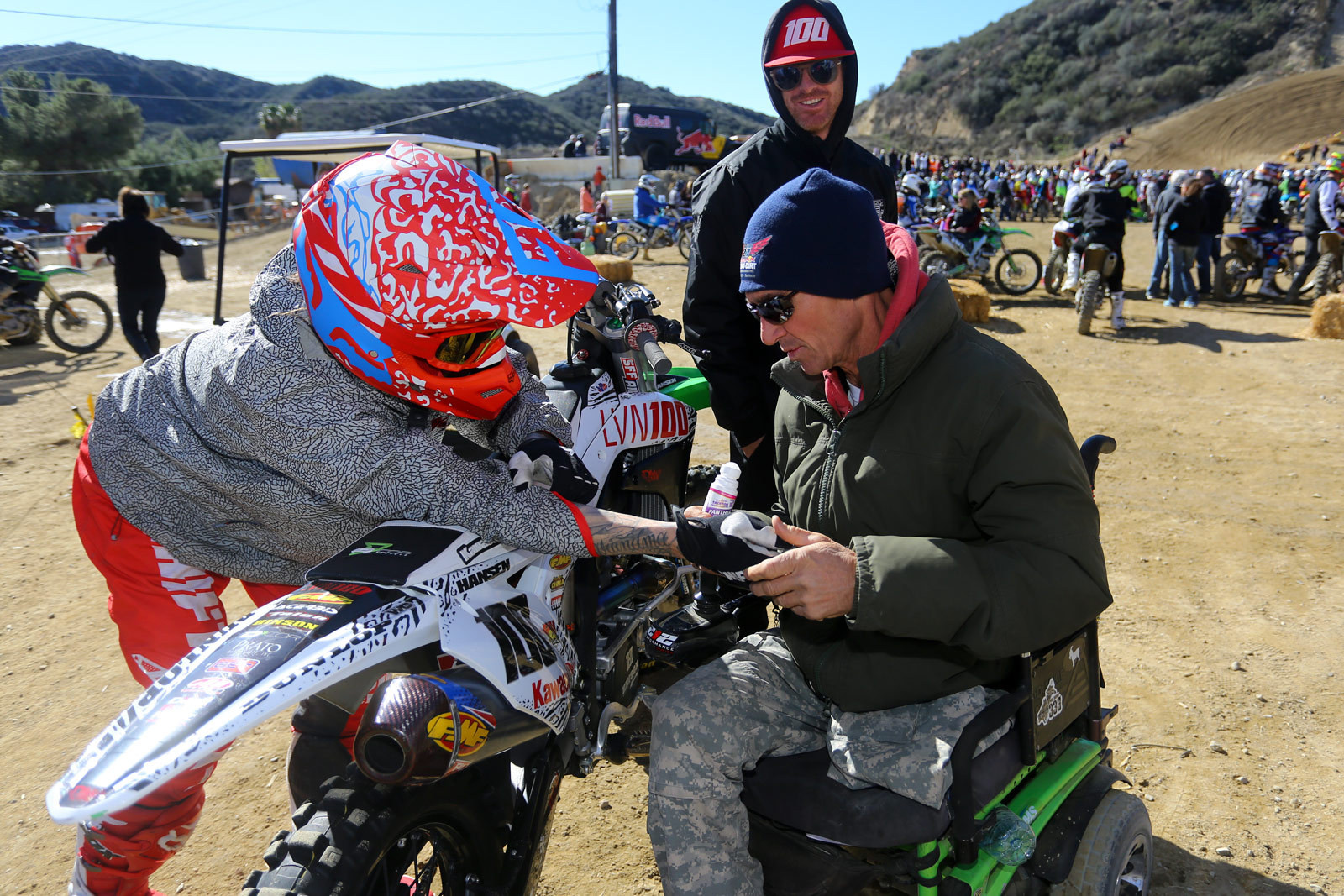 Josh Hansen and Flying Mike Brown - Sunday at Red Bull Day In The Dirt ...