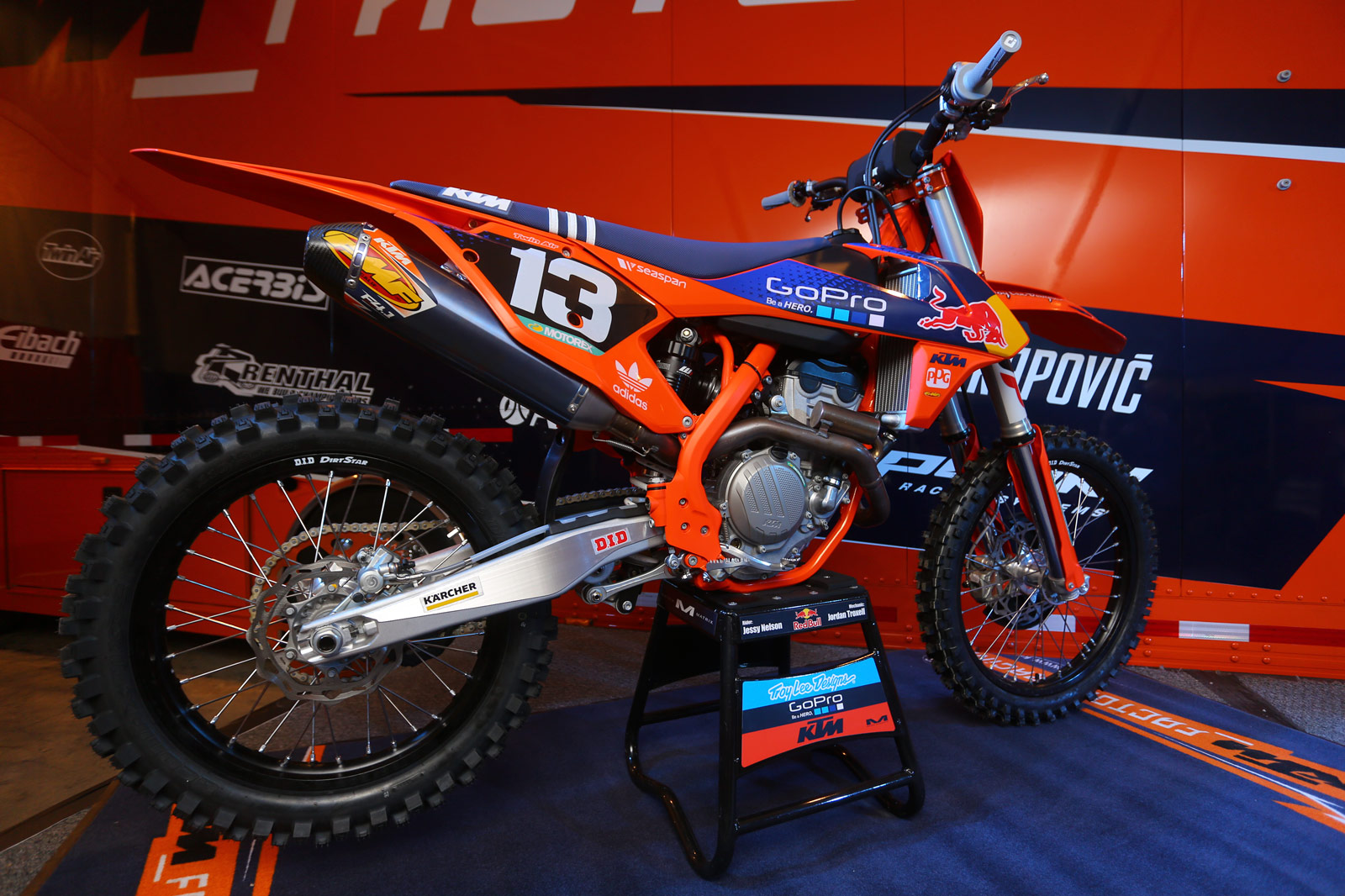 2016 KTM 250 FE - 2016 Team Intros: Red Bull/KTM & Troy Lee Designs/Red ...